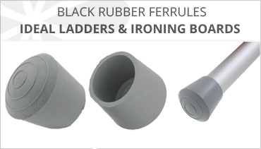 Rubber & PVC Ferrules For Steps Ladders & Ironing Boards